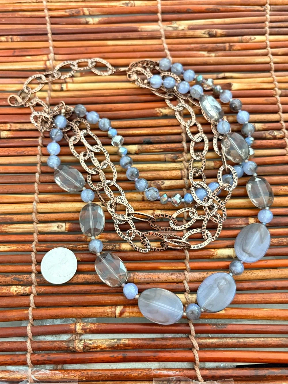 Premier Designs | Jewelry | Premier Designs Gray And Copper Multistrand ...